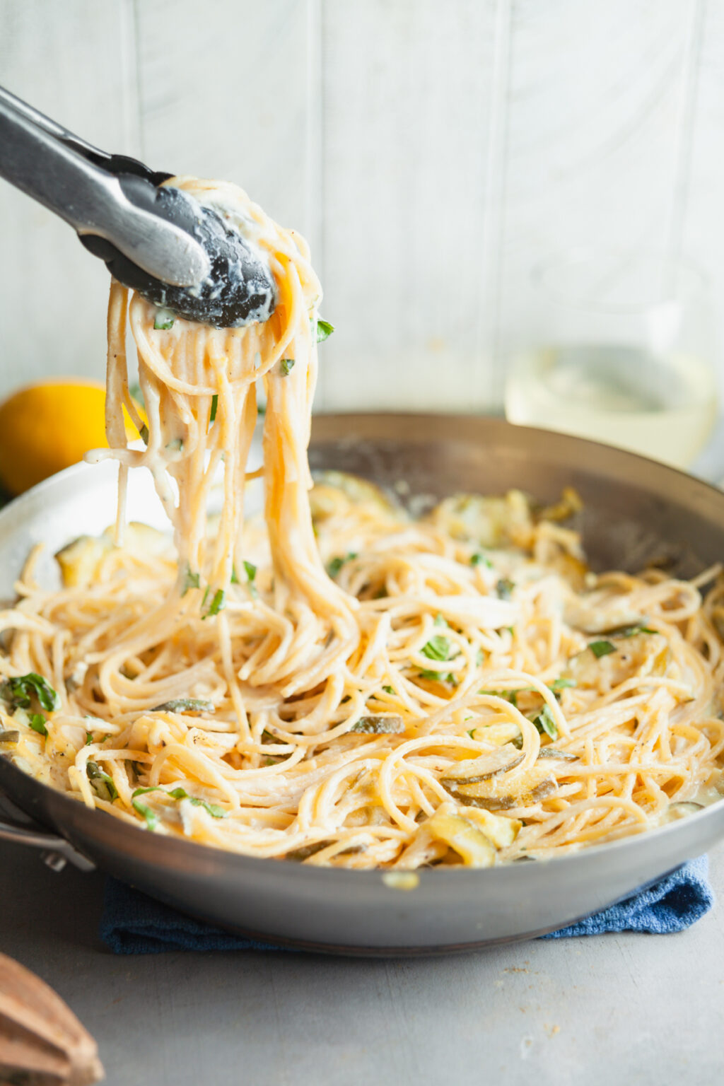 One Pot Lemon Ricotta Pasta - The Busy Foodie