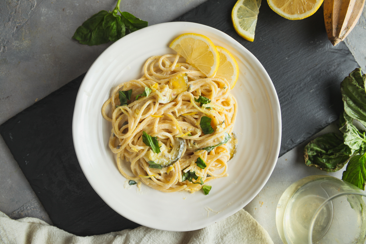 One Pot Lemon Ricotta Pasta - The Busy Foodie
